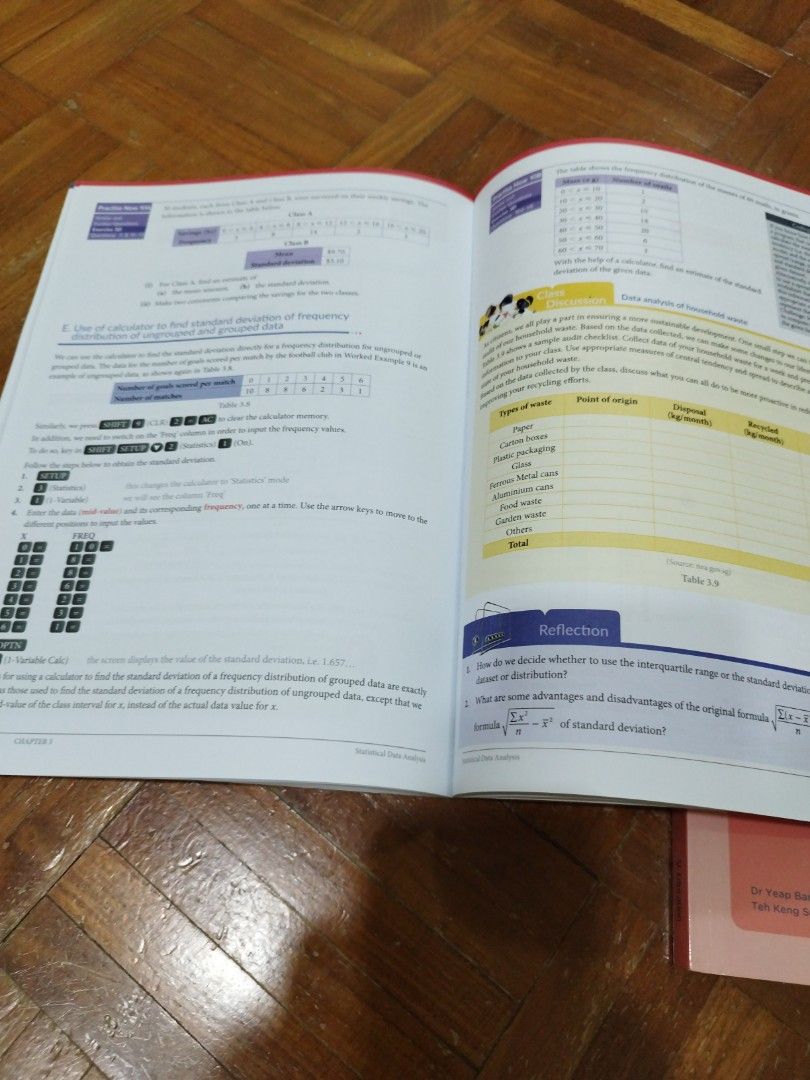 Think Mathematics textbooks 4A and 4B, Hobbies & Toys, Books ...