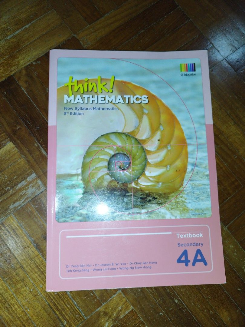Think Mathematics textbooks 4A and 4B, Hobbies & Toys, Books ...