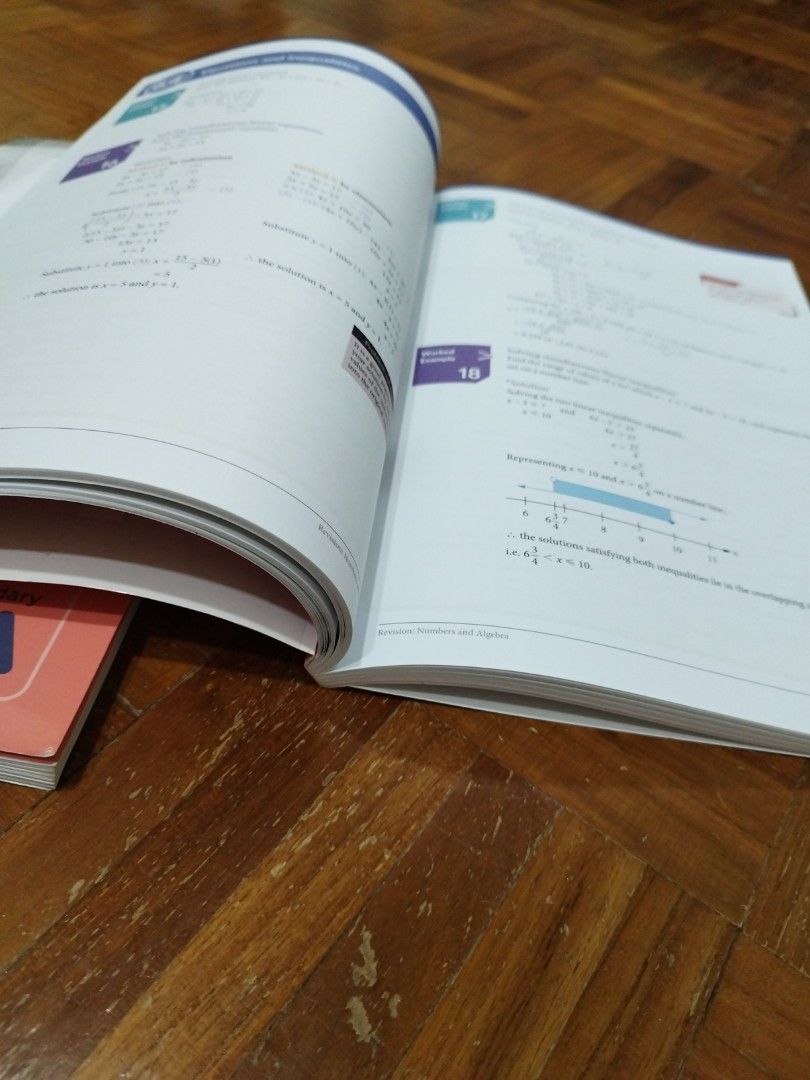 Think Mathematics textbooks 4A and 4B, Hobbies & Toys, Books ...