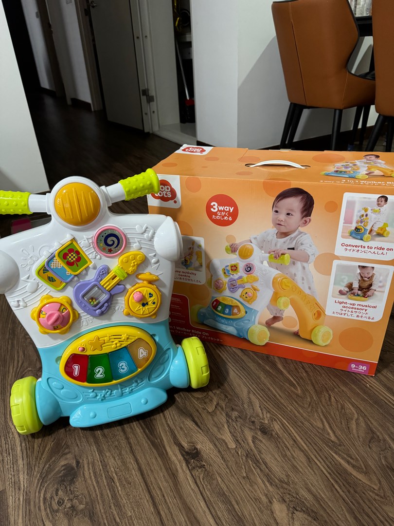 Top tots baby walker, Babies & Kids, Infant Playtime on Carousell