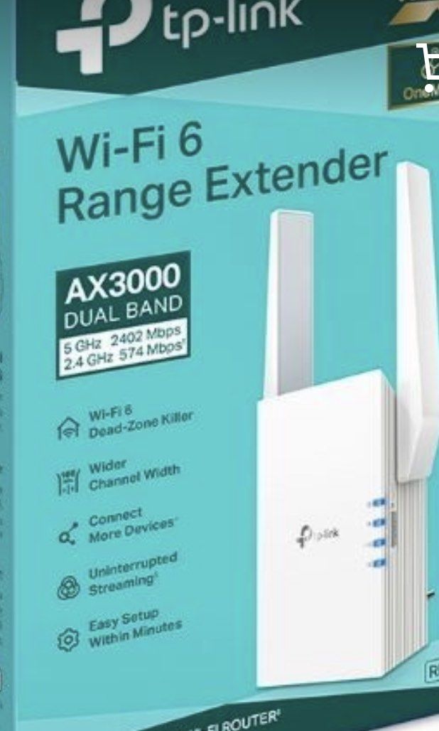 TP Link RE705 AX3000 range extender onemesh, Computers & Tech, Parts ...