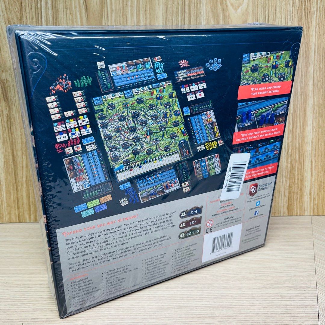 TP-Capstone Games: Imperial Steam, Strategy Board Game, Plan, Build and ...