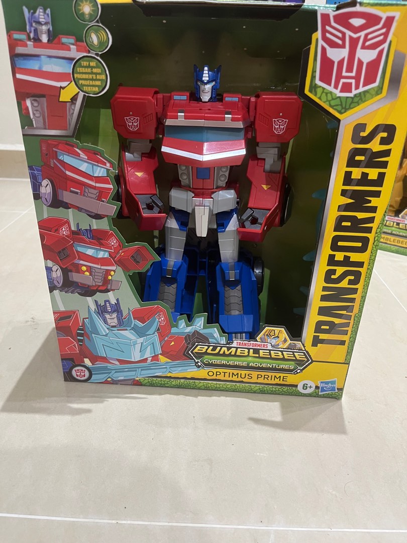 Bumblebee Cyberverse Adventures Optimus Prime, Hobbies & Toys, Toys ...