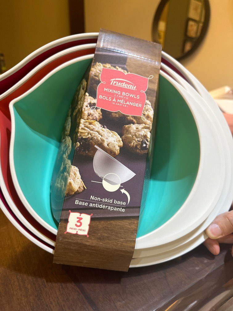 Trudeau mixing bowls, Furniture & Home Living, Kitchenware & Tableware ...
