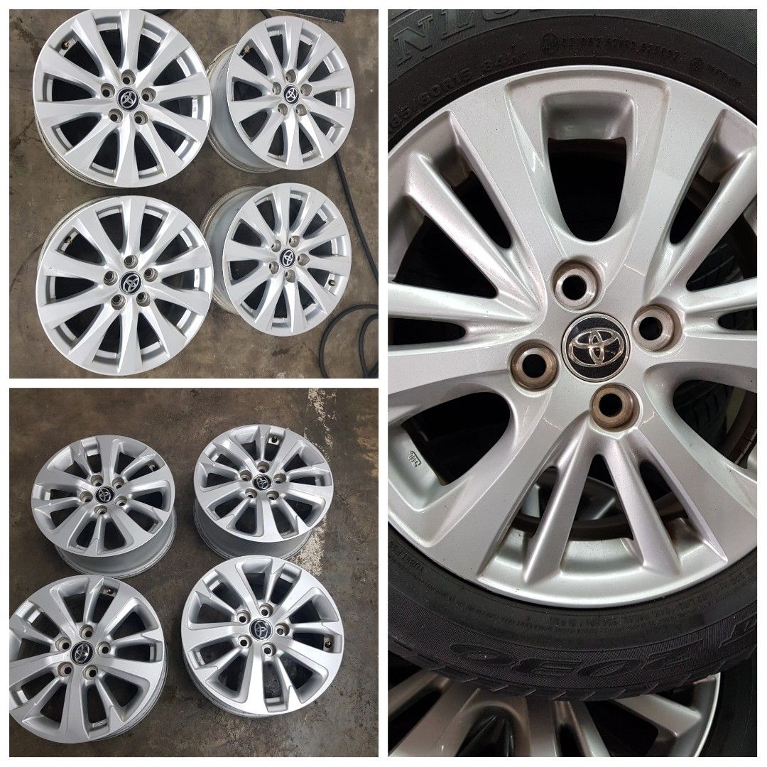 Used 15" -17" Original Toyota Rims Only, Car Accessories, Tyres & Rims ...