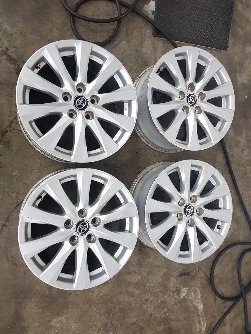 Used 15" -17" Original Toyota Rims Only, Car Accessories, Tyres & Rims ...
