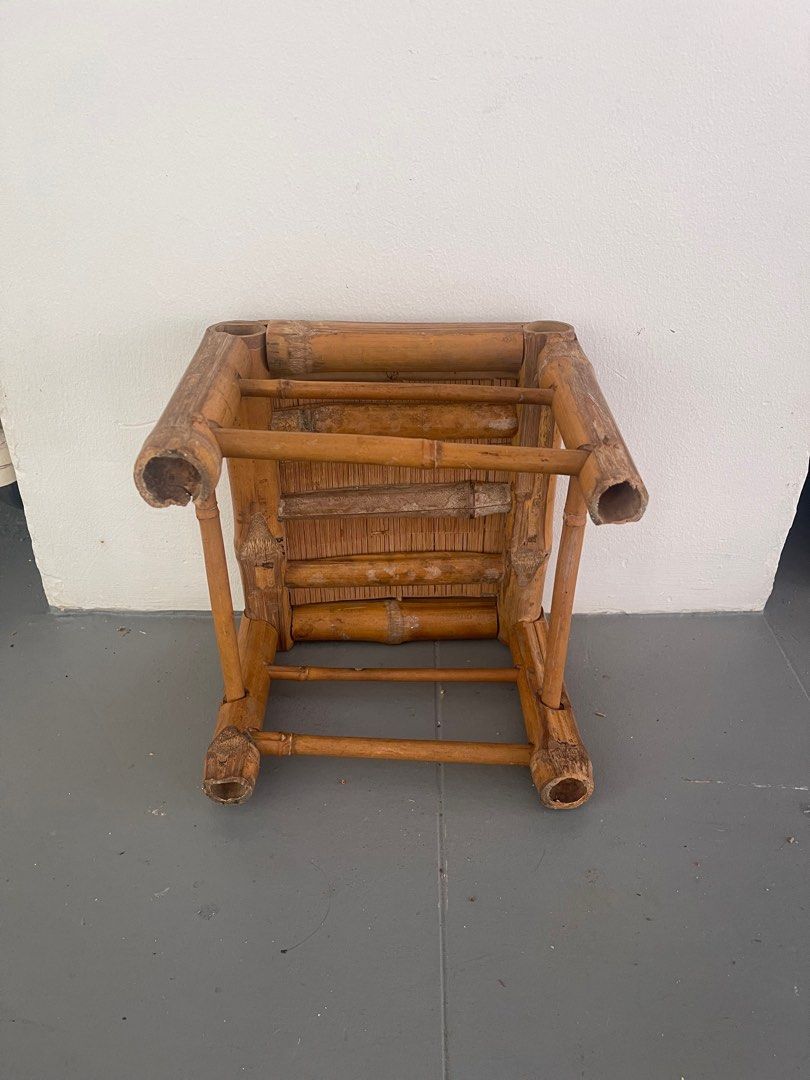 Vintage bamboo stool, Hobbies & Toys, Memorabilia & Collectibles, Vintage Collectibles on Carousell