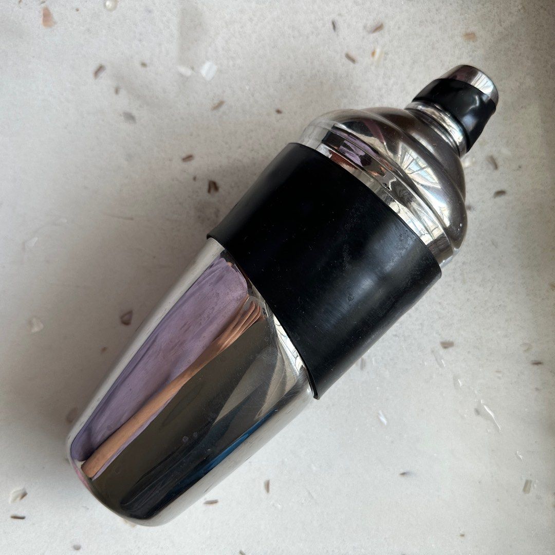 Vintage Copco Ultimo Stainless Steel Postmodern Martini Cocktail Shaker, Furniture & Home Living ...