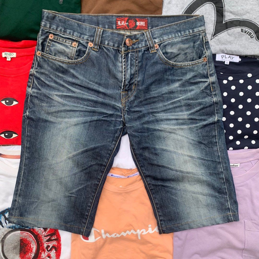 Vintage Oniarai Monster Japanese Jorts, Men's Fashion, Bottoms, Shorts ...