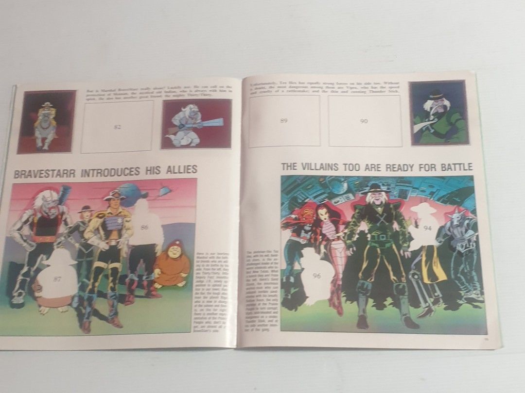 vintage panini bravestarr sticker album, Hobbies & Toys, Books ...