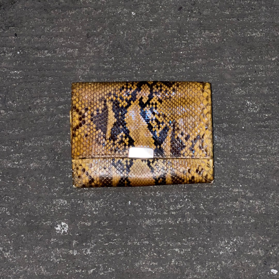 Vintage Snake skin Kiss-lock wallet, Women's Fashion, Bags & Wallets, Wallets & Card holders on ...