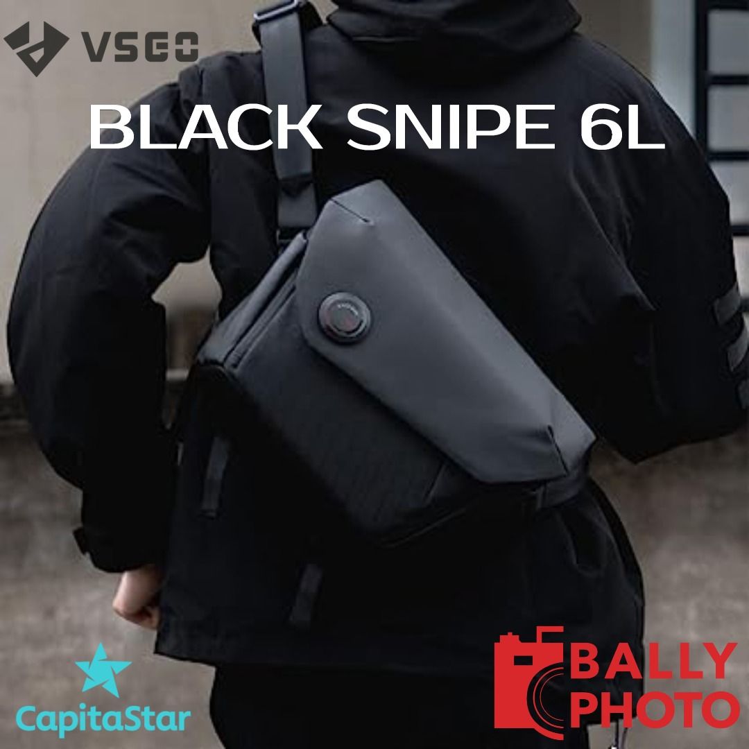 VSGO BLACK SNIPE 6L COMMUTING CAMERA BACKPACK, Photography, Photography Accessories, Camera Bags ...