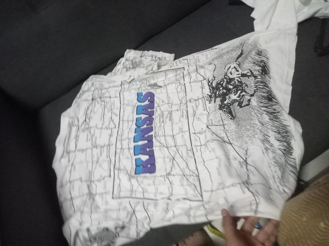 VTG aop map, Men's Fashion, Tops & Sets, Tshirts & Polo Shirts on Carousell