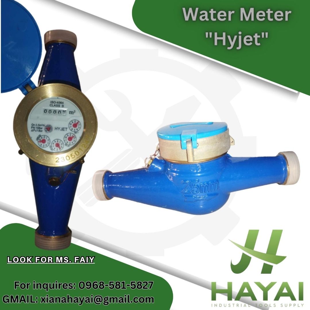 Water Meter "Hyjet", Commercial & Industrial, Construction Tools ...