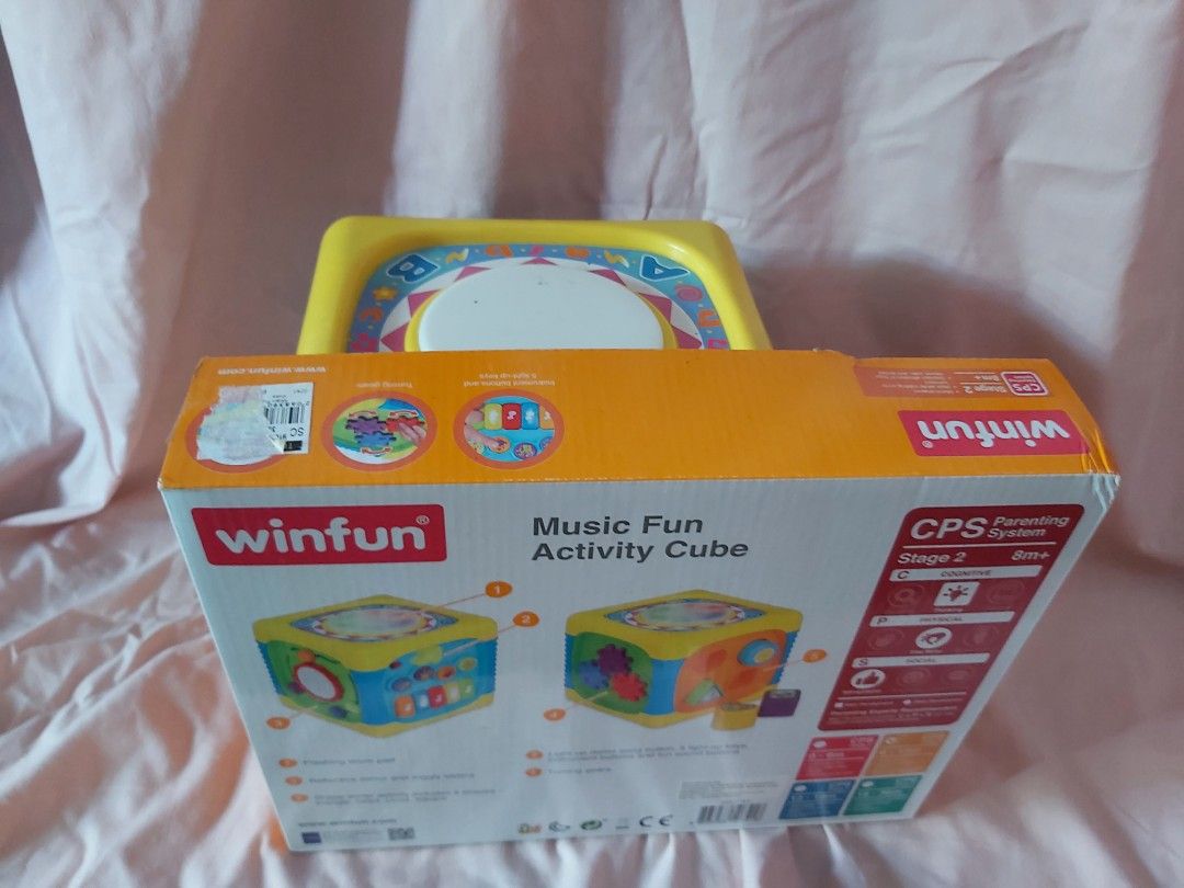 Winfun Music Fun Activity Cube for 8months & up, Babies & Kids, Infant Playtime on Carousell
