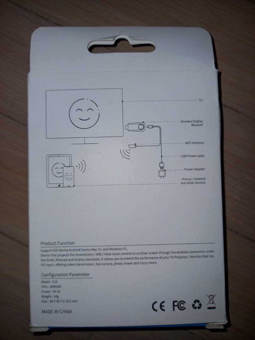 Wireless display receiver E10 renkchip, Computers & Tech, Parts ...