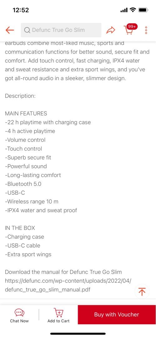 Wireless Earbuds defunct go slim, Audio, Earphones on Carousell