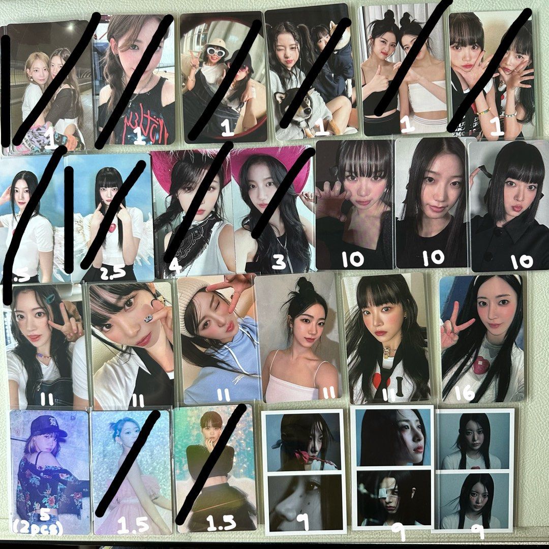 [wts] Lesserafim Antifragile Unforgiven Album POBs Photocards Trading ...