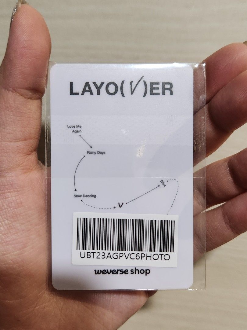 [WTS/WTT] BTS V Layover WVG PVC PC Weverse Global PVC POB, Hobbies & Toys, Memorabilia ...