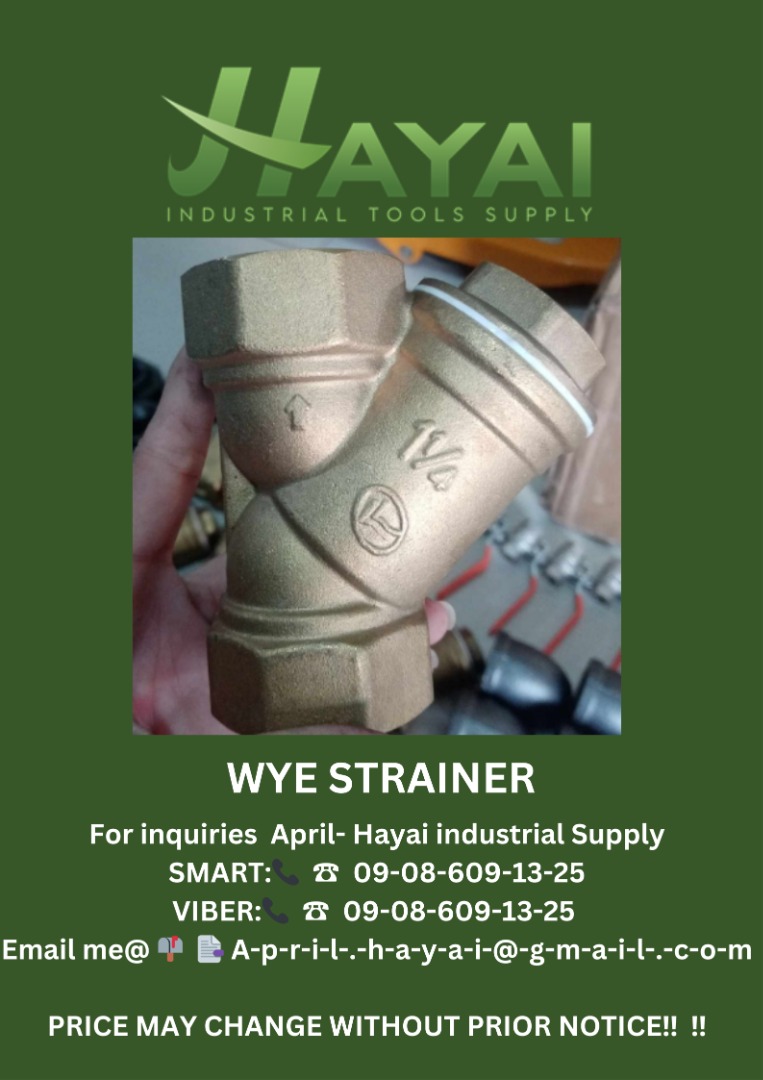 Wye strainer, Commercial & Industrial, Construction Tools & Equipment ...