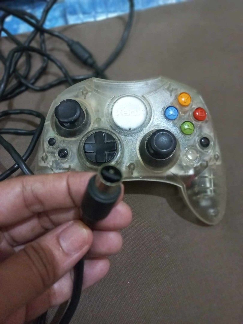 Xbox Original Crystal Controller, Video Gaming, Gaming Accessories ...