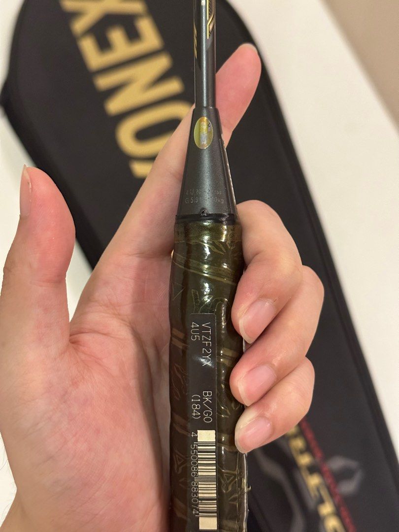 Yonex Voltric Z-Force II Black Gold, Sports Equipment, Sports & Games ...