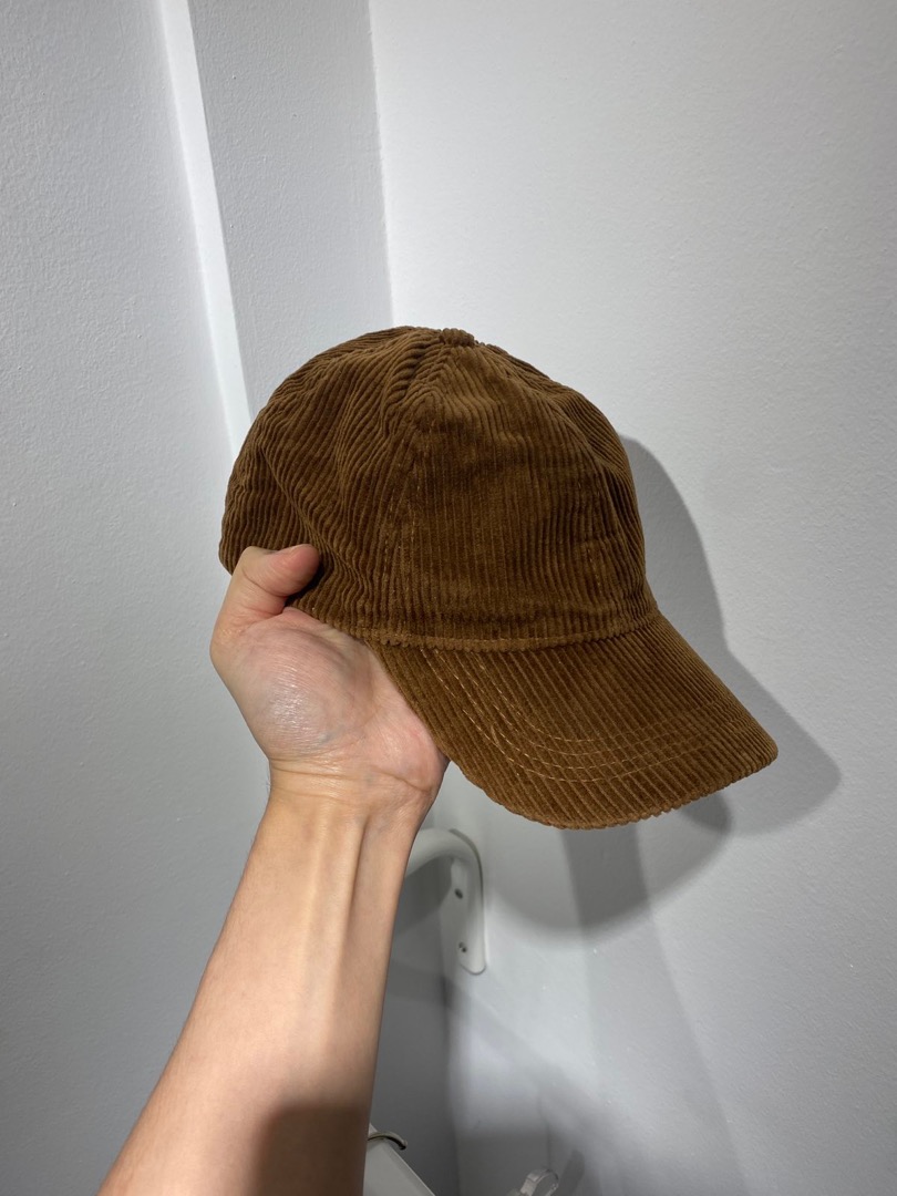 ZARA MAN Corduroy Cap - Brown, Men's Fashion, Watches & Accessories ...