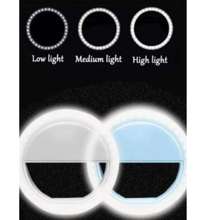 36 Bright LEDs Ring Light for Smartphone / Laptop with 3 levels of ...