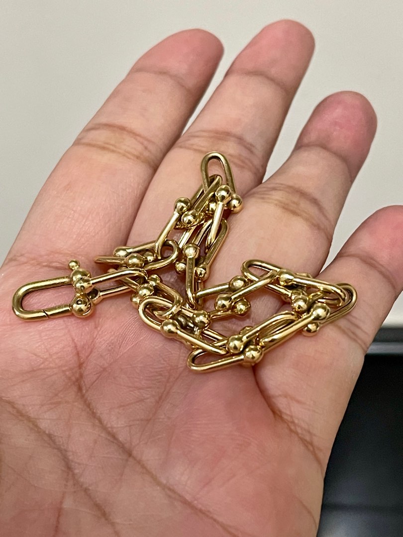 6.9g Saudi Gold Tiffany hardware Bracelet, Women's Fashion, Jewelry ...