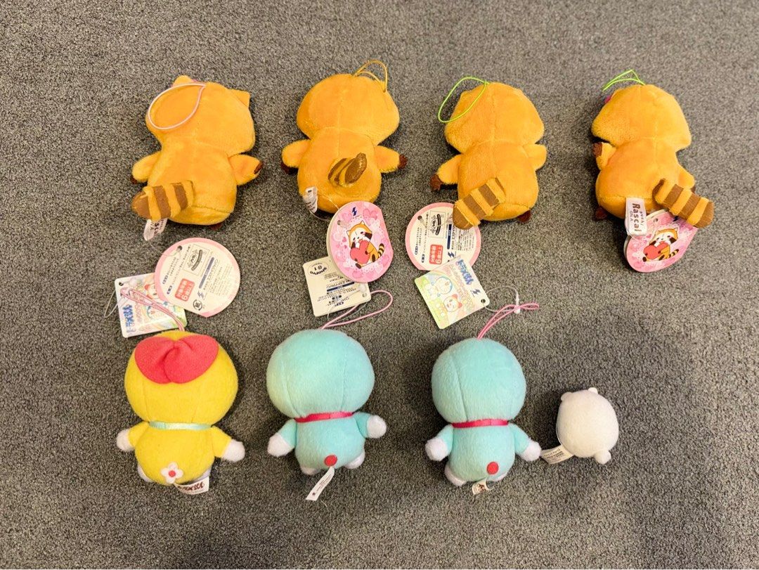 小公仔 浣熊 狸貓 puchi rascal 多拉美 多啦A夢 叮噹 角落生物, 興趣及遊戲, 玩具 & 遊戲類 - Carousell