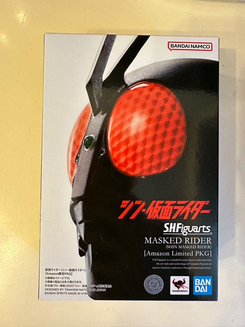 [亞馬遜 限定封面] 全新日版 SHF Shin Masked Rider 新幪面超人 一號 Figuarts Bandai Amazon ...