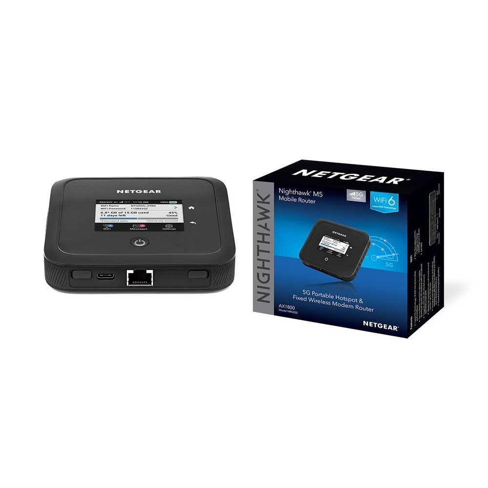 全新行貨 】Netgear Nighthawk M5 5G WiFi 流動熱點裝置 (MR5200), 手提電話, 其他裝置 - Carousell