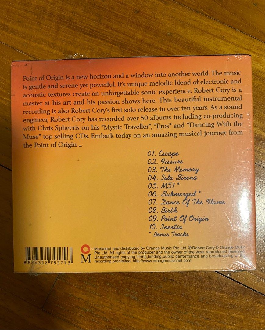 ( New Age music ) Robert Cory - Point Of Origin ( CD ), Hobbies & Toys ...