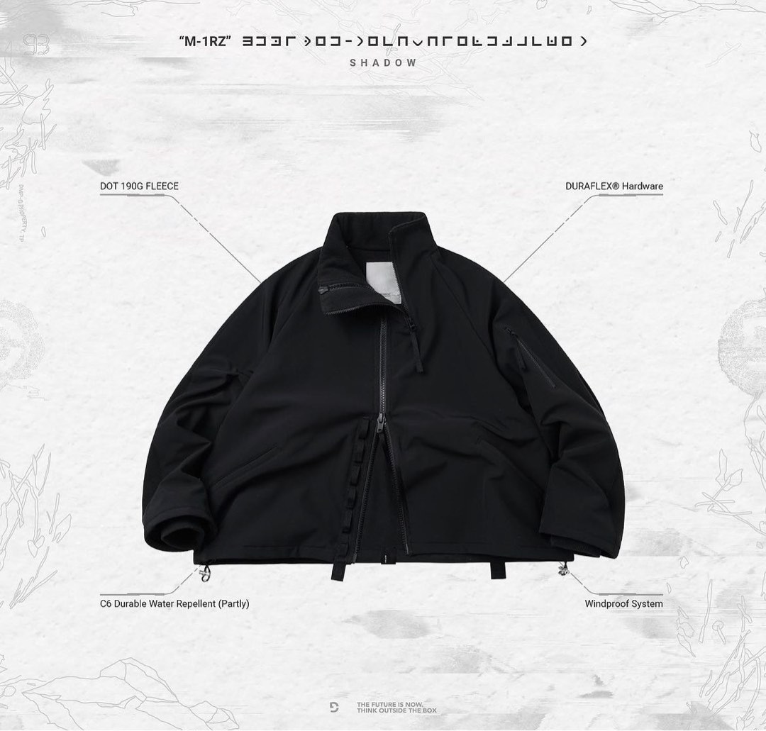 全新 Shadow 2 Goopi Made “M-1RZ” 3D Mixed-Tech Shield Jacket, 男裝, 外套及戶外衣服 - Carousell