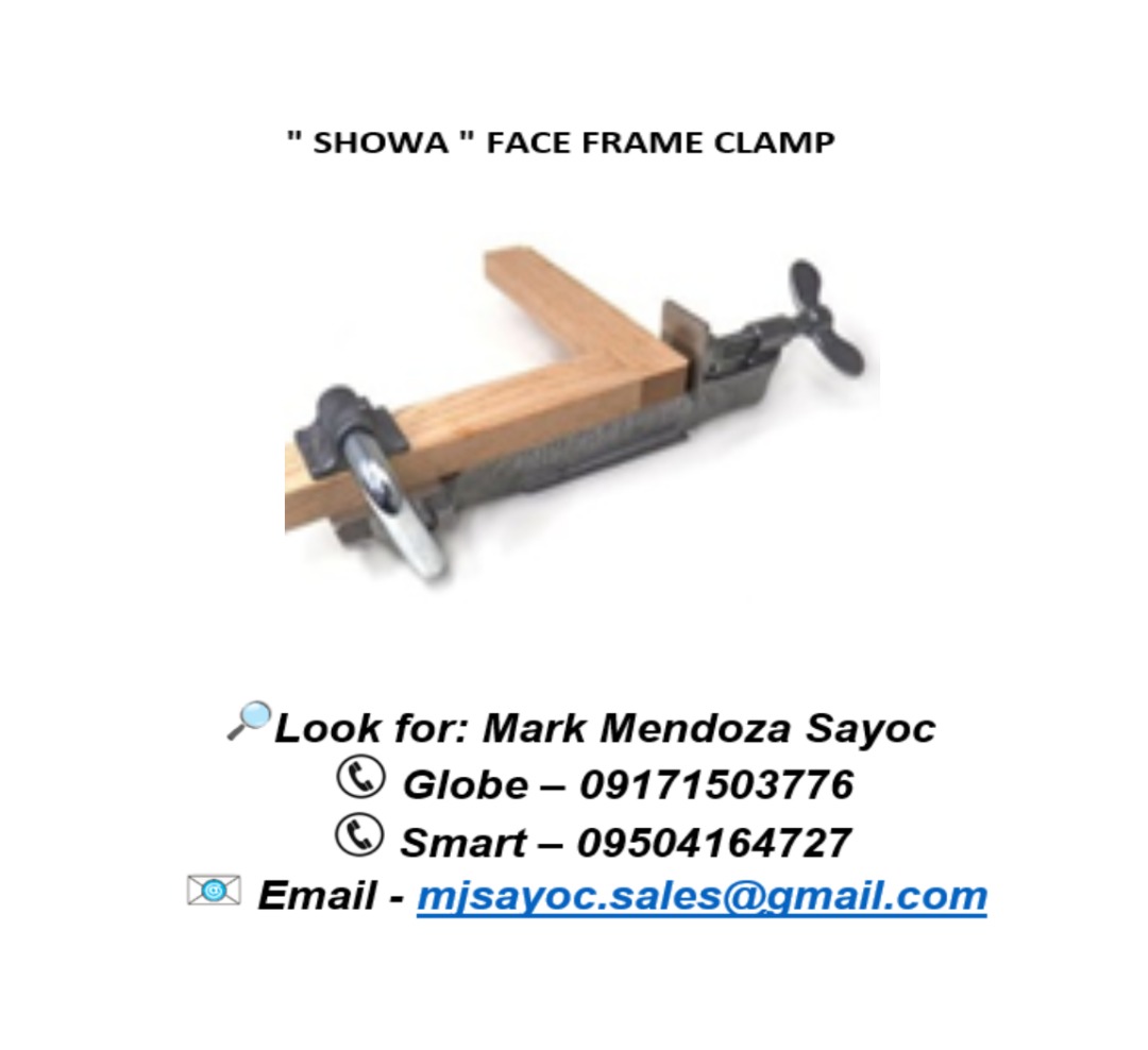 " SHOWA " FACE FRAME CLAMP, Commercial & Industrial, Construction Tools & Equipment on Carousell