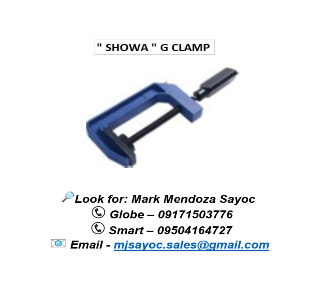 " SHOWA " G CLAMP, Commercial & Industrial, Construction Tools ...