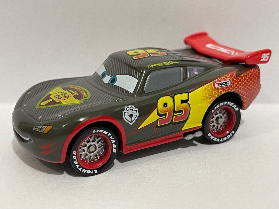 絕版 Takara Tomy Tomica Disney Pixar Cars Carbon Racers Lightning McQueen ...