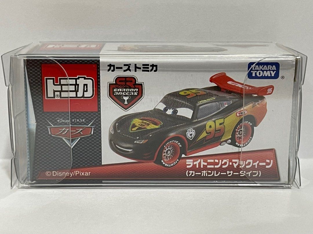絕版 Takara Tomy Tomica Disney Pixar Cars Carbon Racers Lightning McQueen ...