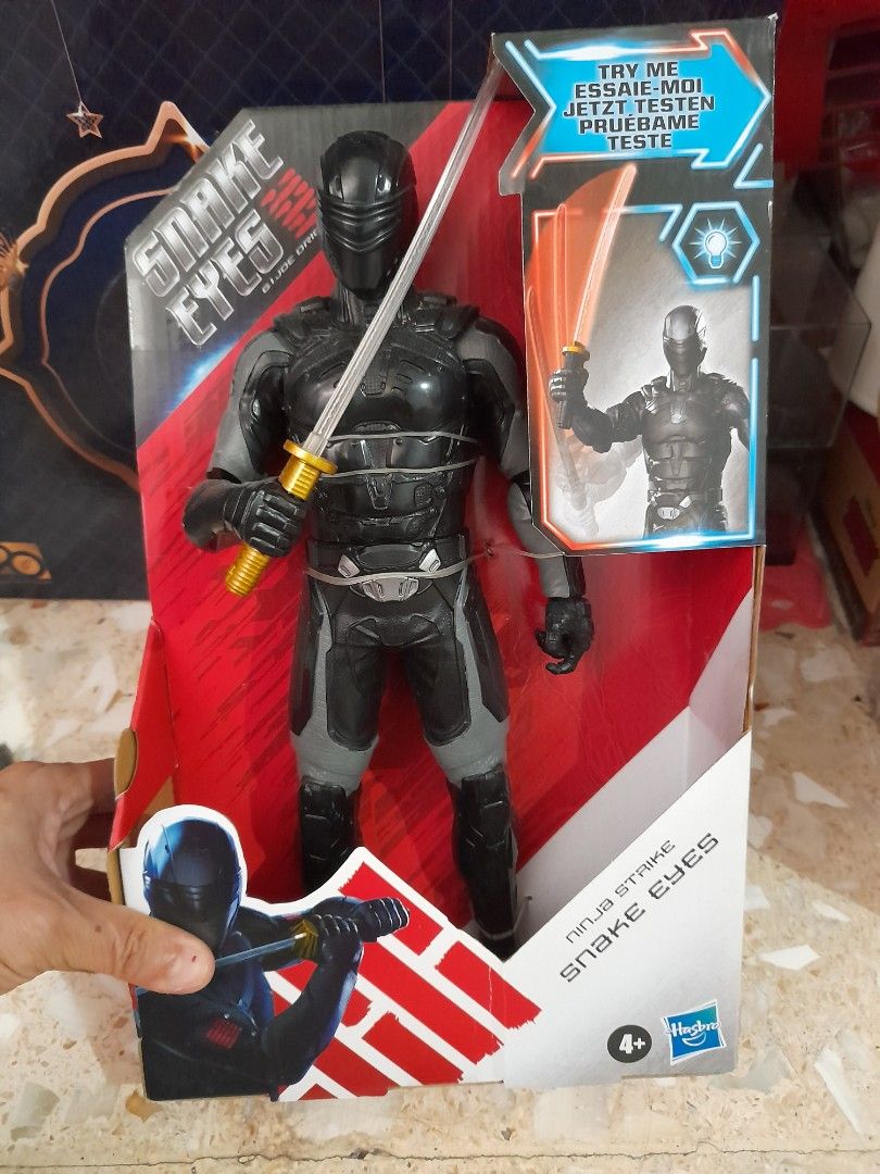 Action Figure Ninja Strike Snake eyes, Toys & Collectibles, Mainan di ...