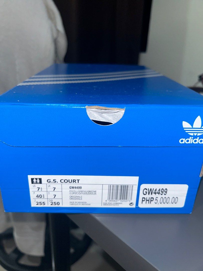 Adidas GS Court (Green), Women's Fashion, Footwear, Sneakers on Carousell