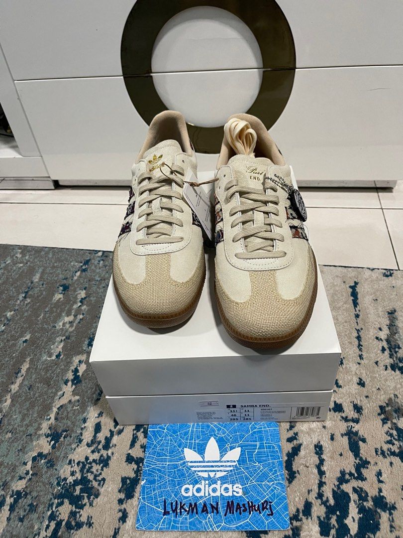 Adidas Samba x END, Men's Fashion, Footwear, Sneakers on Carousell
