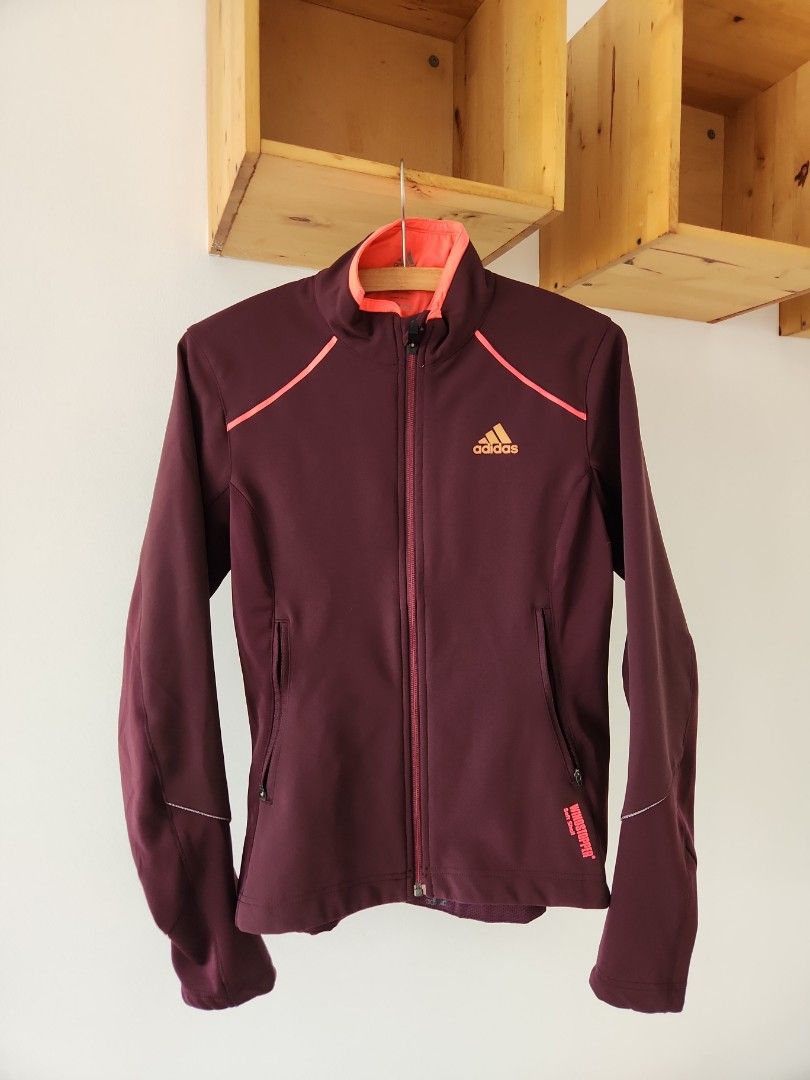 Adidas Softshell Running Hiking Wind Jacket, Women's Fashion ...