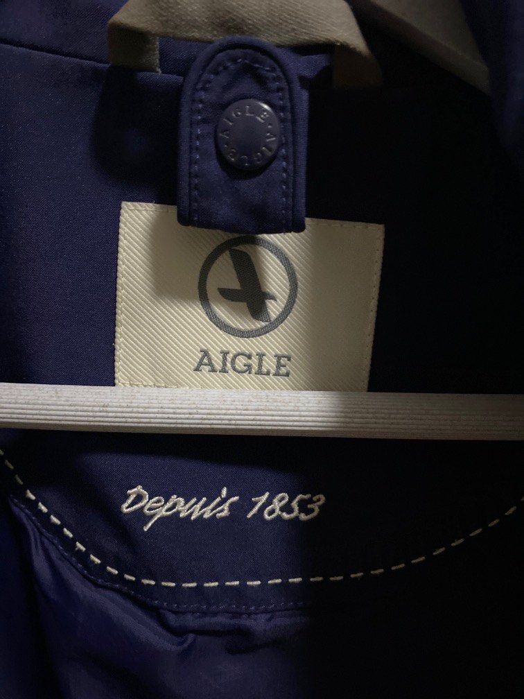 AIGLE Jacket with Hood, Women's Fashion, Coats, Jackets and Outerwear on Carousell