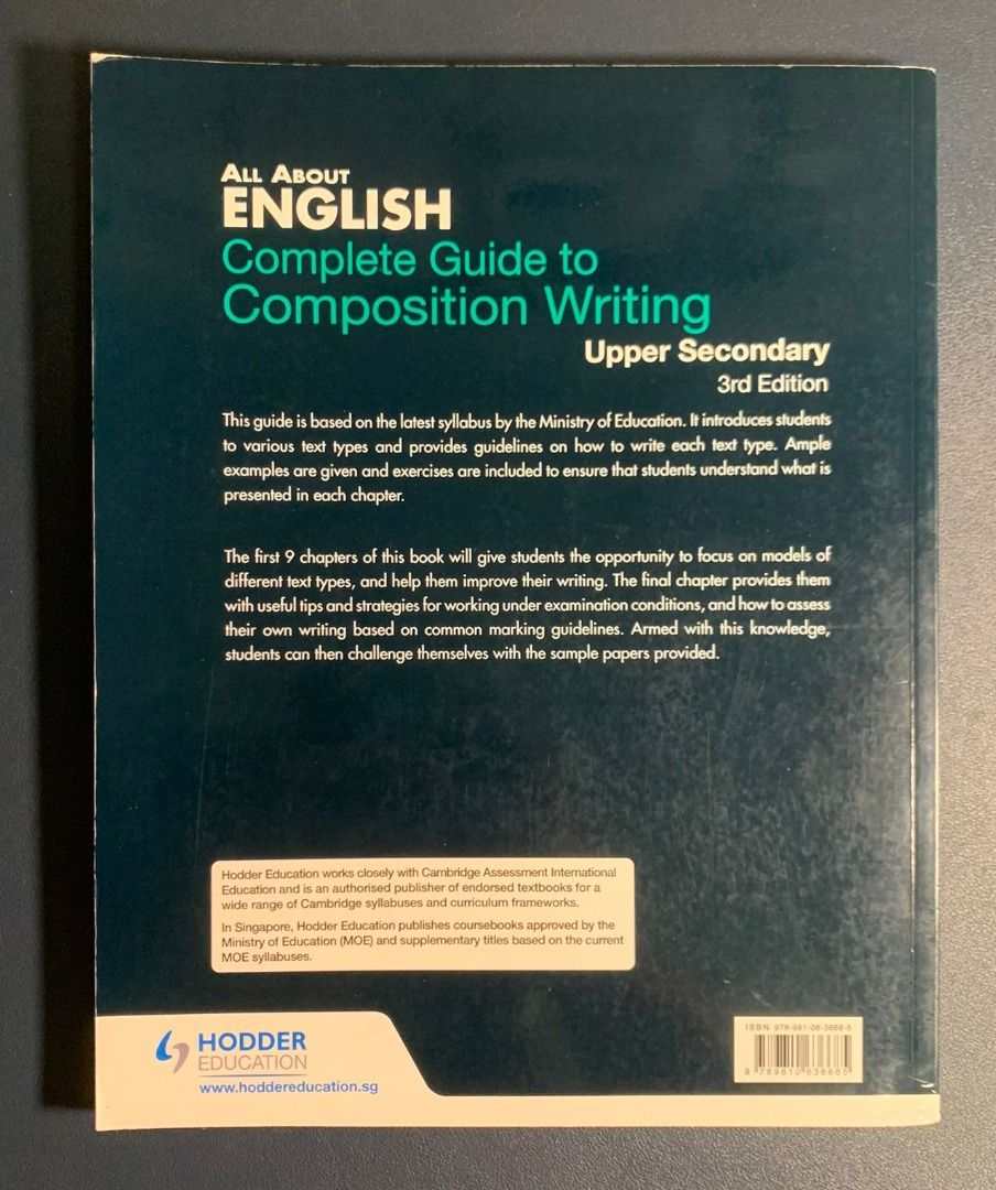 All about English complete guide to composition writing Upper Sec, Hobbies & Toys, Books ...