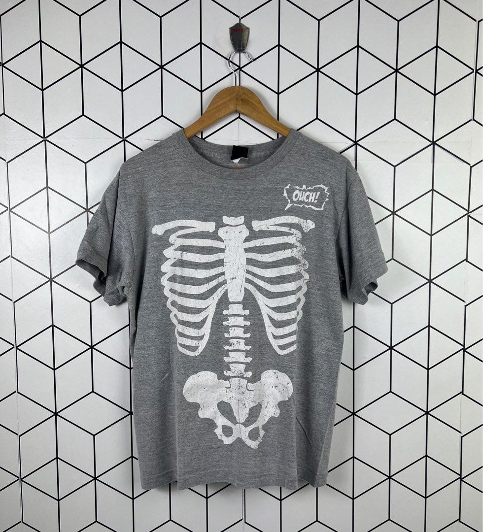 Anatomy tshirt skeleton, Men's Fashion, Tops & Sets, Tshirts & Polo ...