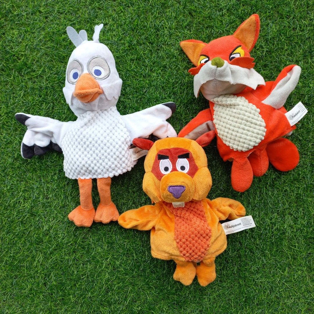 Animal Stuffed Hand Puppet Bundle, Hobbies & Toys, Toys & Games on ...