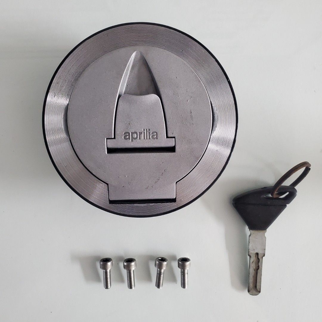 Aprilia gas fuel tank cap, Motorcycles, Motorcycle Accessories on Carousell