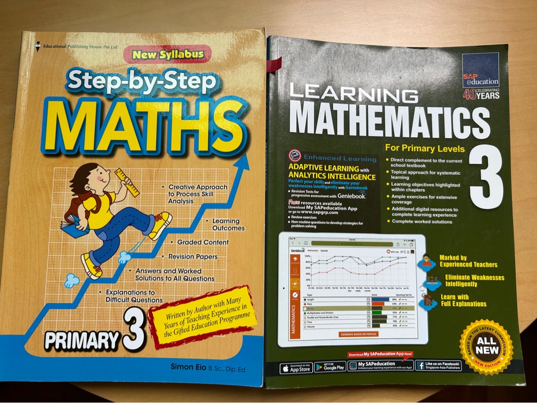 Learning math, step by step, Hobbies & Toys, Books & Magazines ...