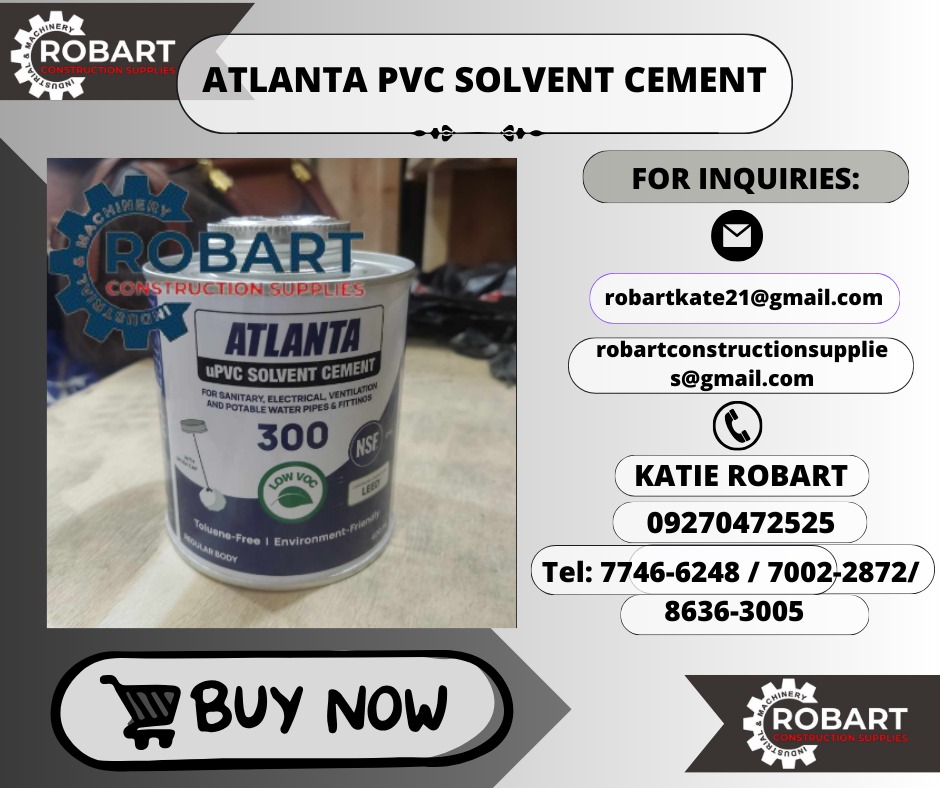 ATLANTA PVC SOLVENT CEMENT, Commercial & Industrial, Construction Tools ...