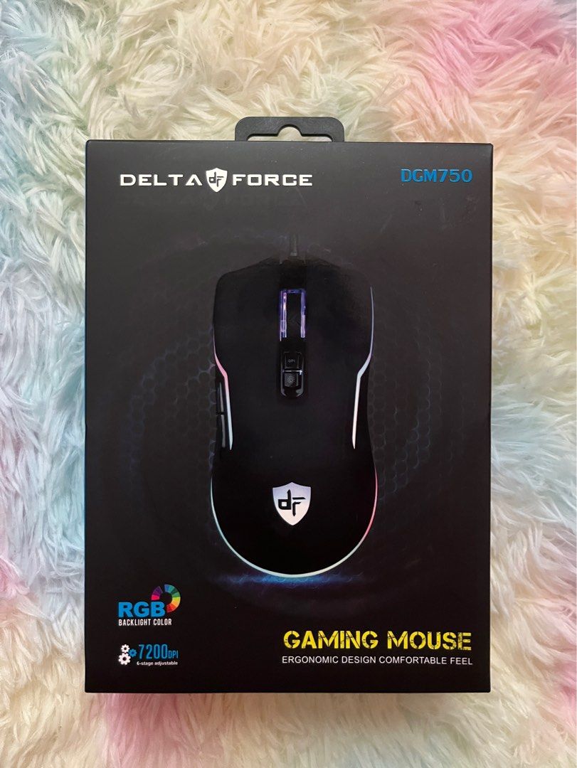 Authentic Delta Force RGB Gaming Mouse DGM 750, Computers & Tech, Parts ...